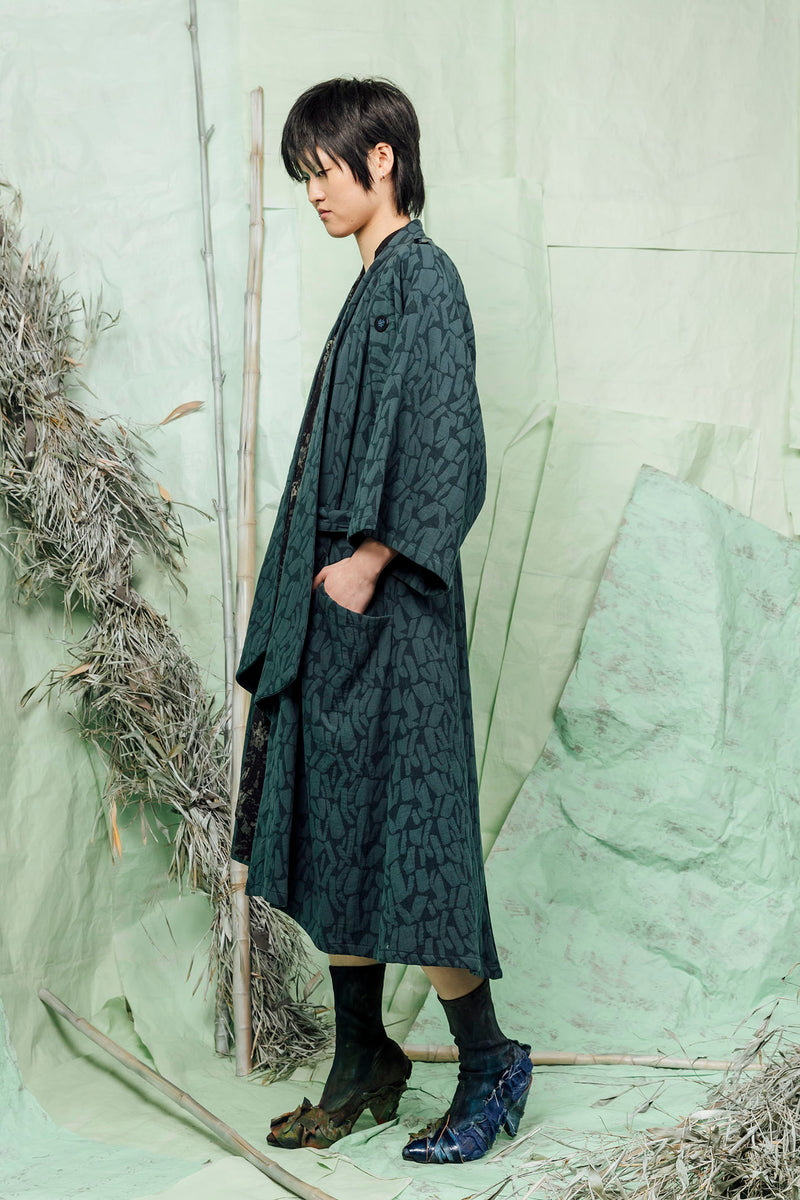 SL26 AKIYA KIMONO DETACH JACKET - JADE – JUDE Modern Artisan Fashion